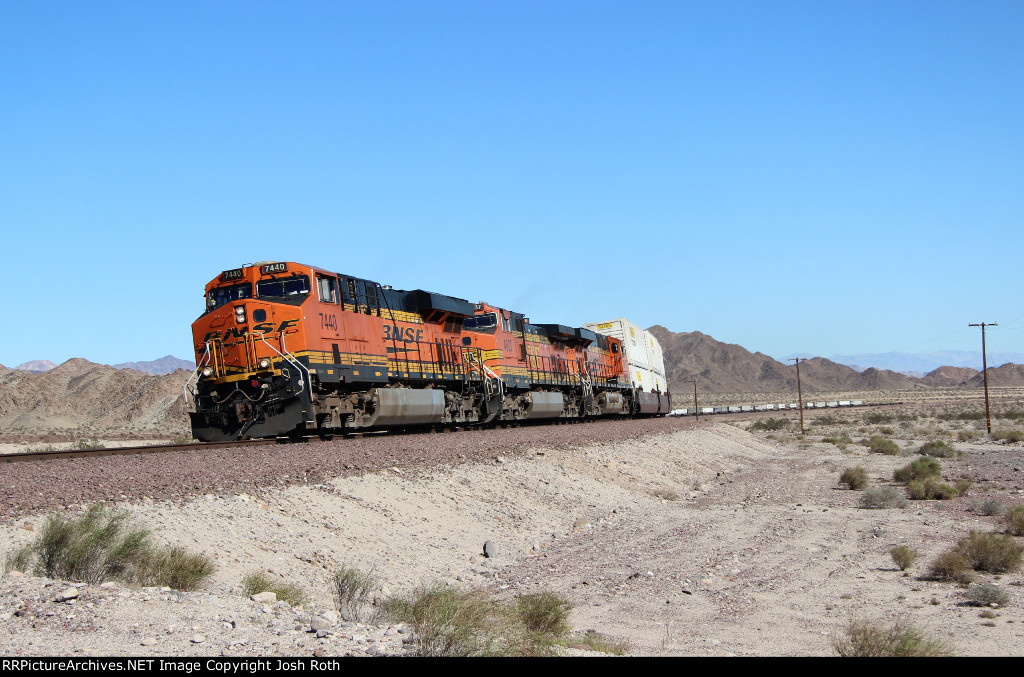 BNSF 7440, BNSF 4637 & BNSF 7513
